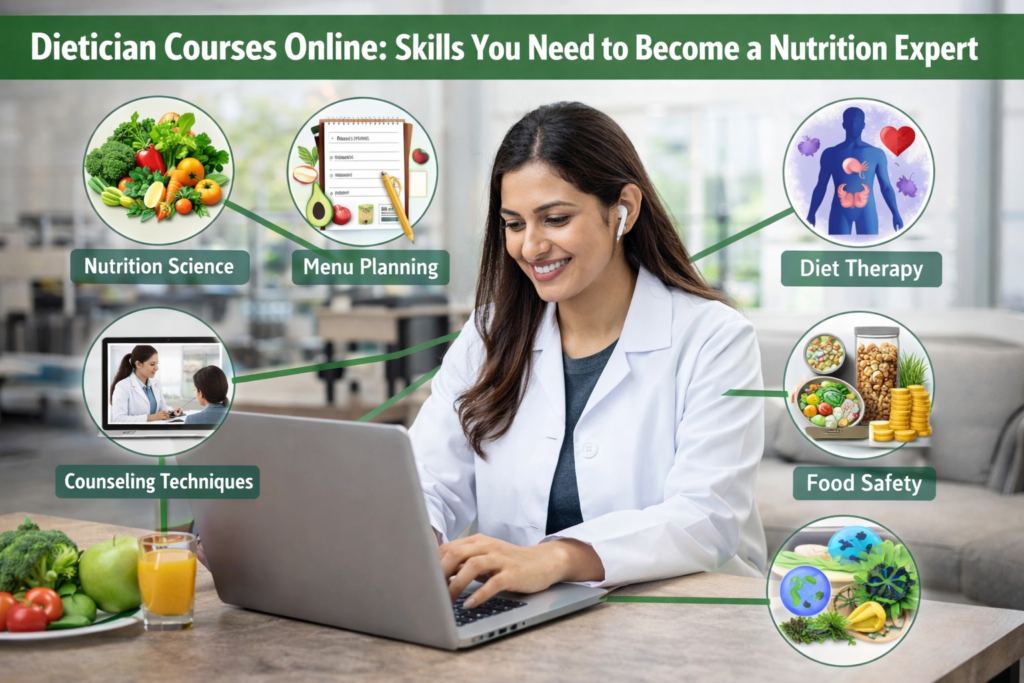 Dietician Courses Online: Skills You Need to Become a Nutrition Expert.
